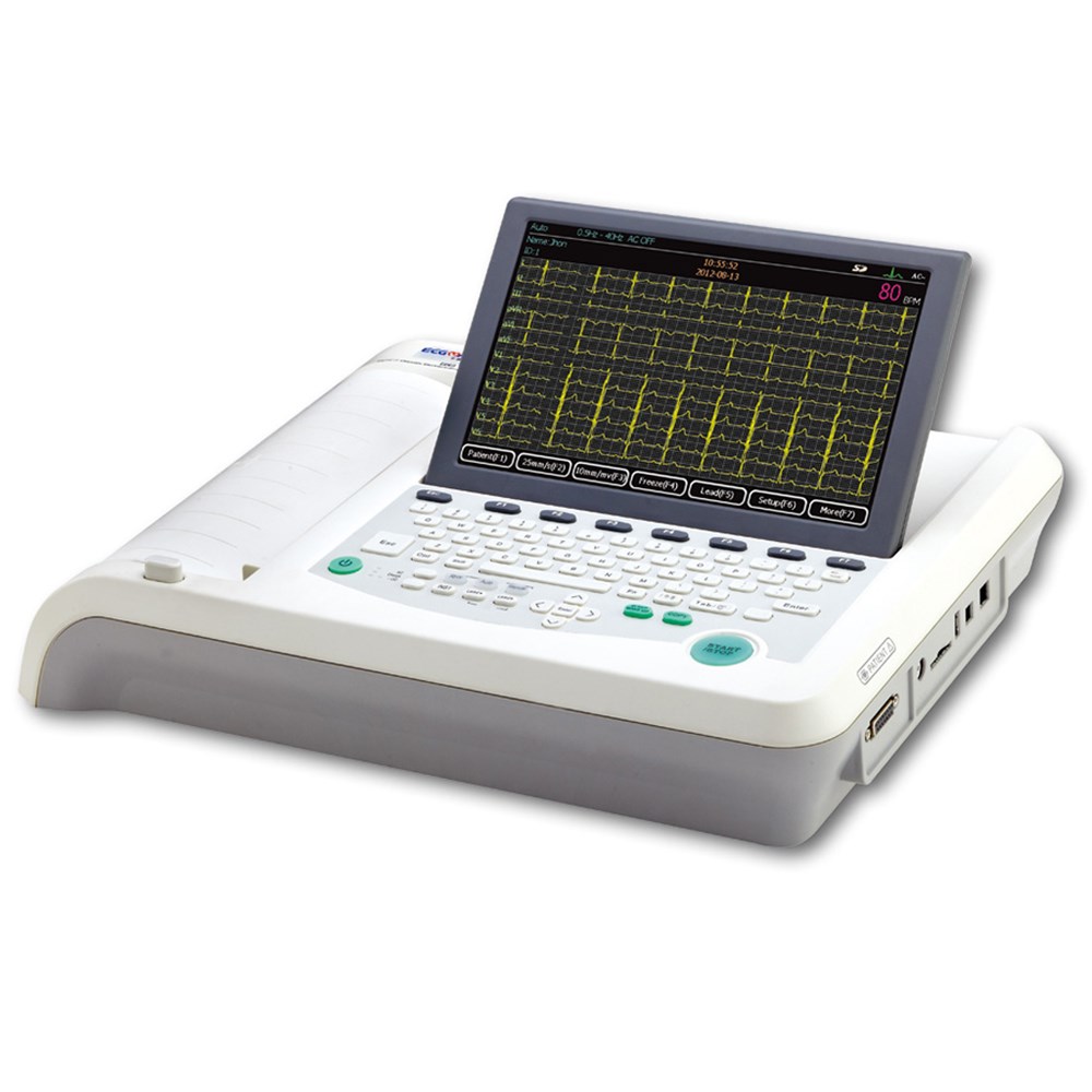 ECGMAC 12 Channel ECG 10 inch LCD Display Thermal Printer - SSS ...