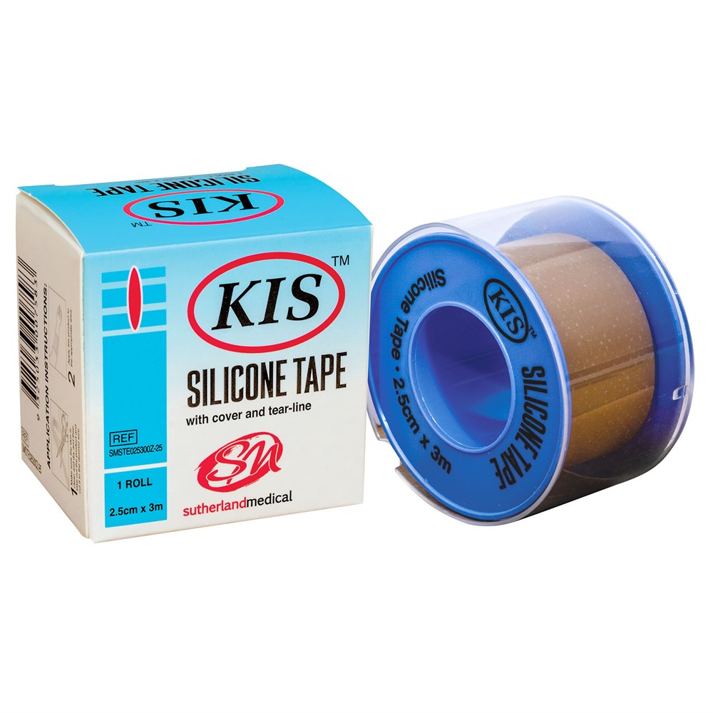 KIS Silicone Tape 2.5cm X 3m - SSS Australia Medical Supplies ...