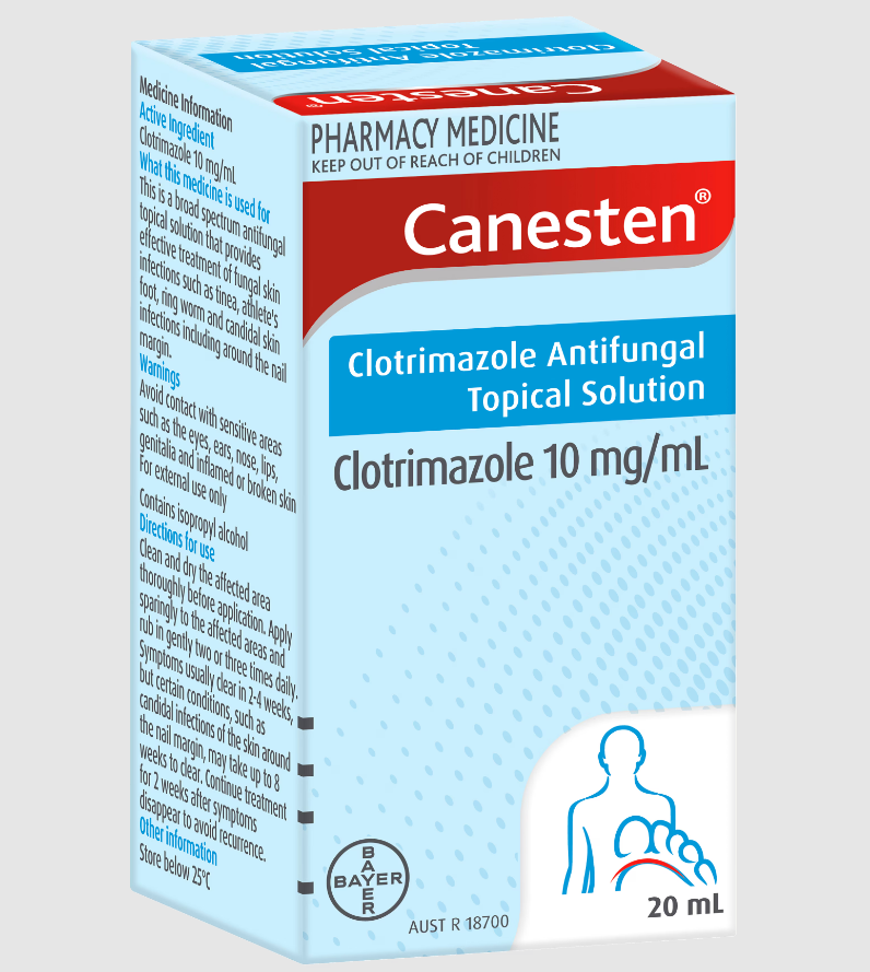 Canesten Solution 20ml - SSS Australia - SSS Australia Medical Supplies ...