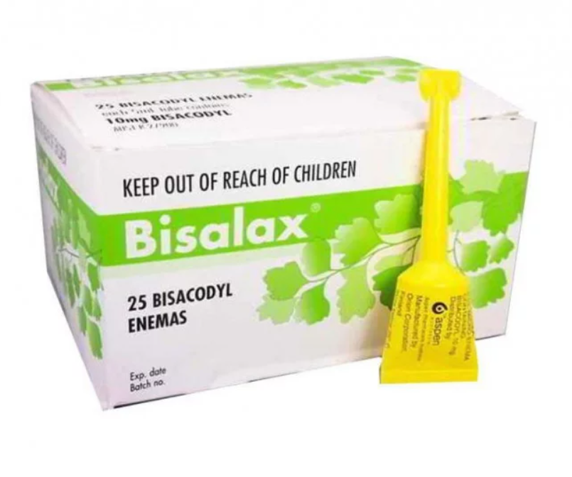 Bisalax Micro Enema 10mg 25 Cold Chain Lines for NON Metropolitan ...