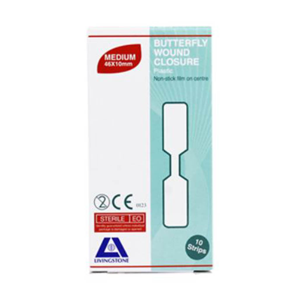 Butterfly Adhesive Closures 10 x 48mm Sterile - SSS Australia - SSS ...