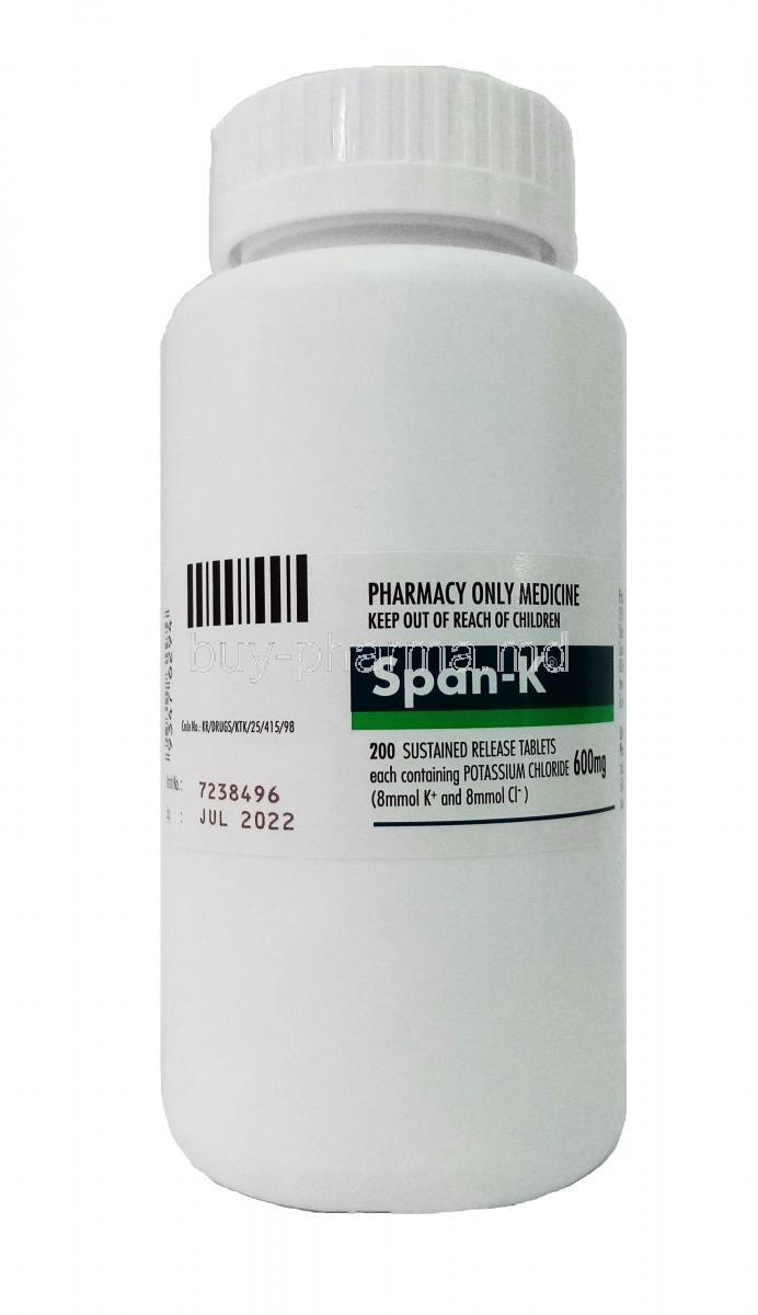 Span K Tablet 600mg B200 - SSS Australia - SSS Australia Medical ...