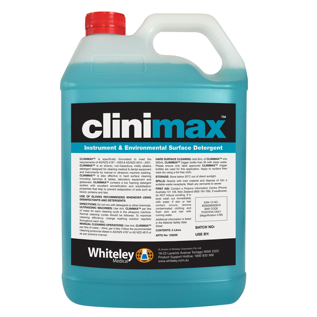 Clinimax Detergent 5l Ct2 - SSS Australia - SSS Australia Medical ...