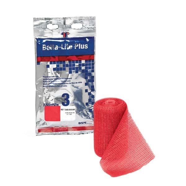 Delta-Lite Plus Fibreglass Bandage 7.5cm x 3.6m Red - SSS Australia ...