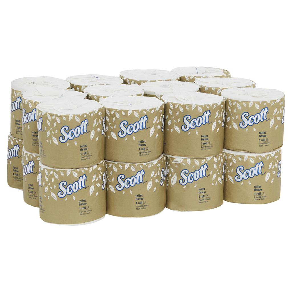 Scott Toilet Tissue 2 Ply White 600 Sheet 5742 - SSS Australia - SSS ...