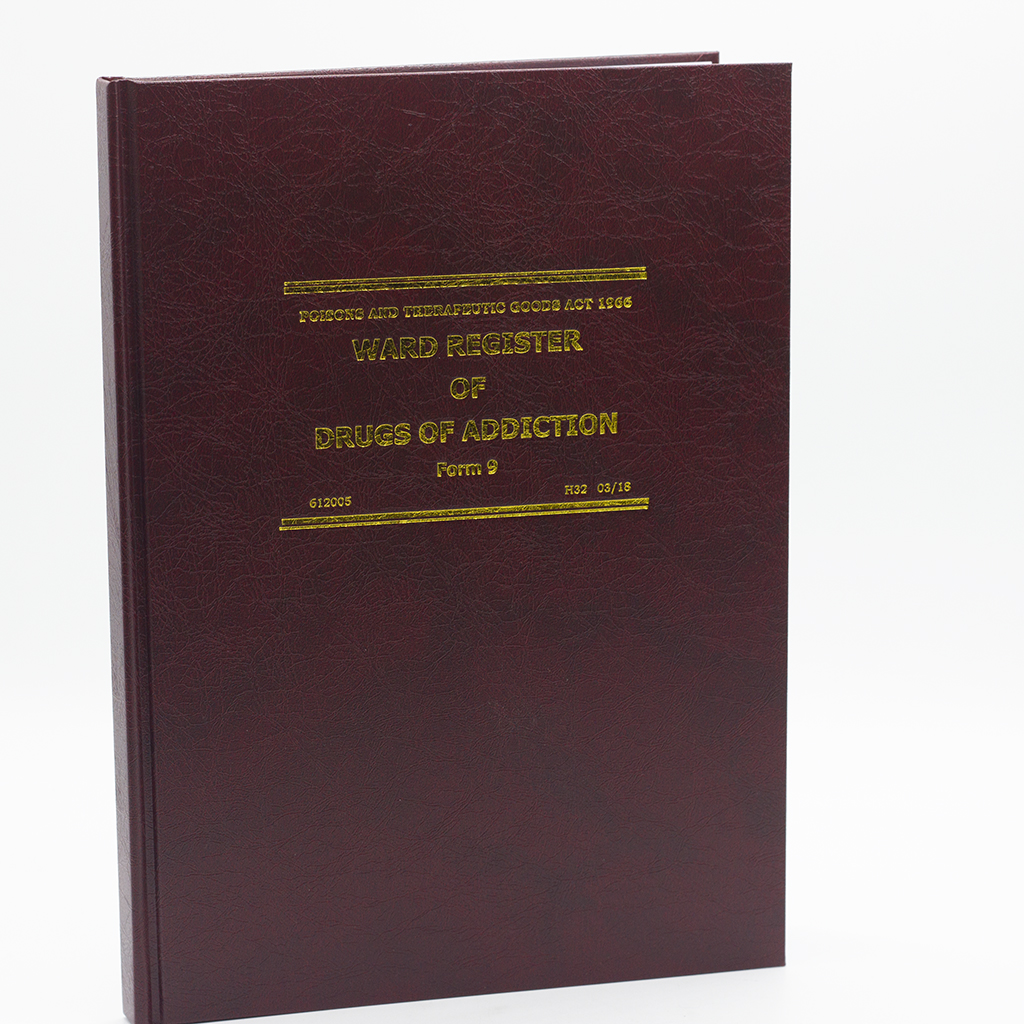 Controlled Drug Register Book NSW Only - SSS Australia - SSS Australia ...