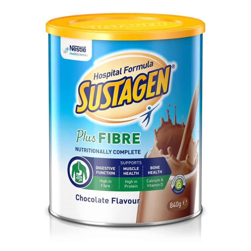 Sustagen Hospital Formula Active Plus Fibre Chocolate 840g - SSS ...