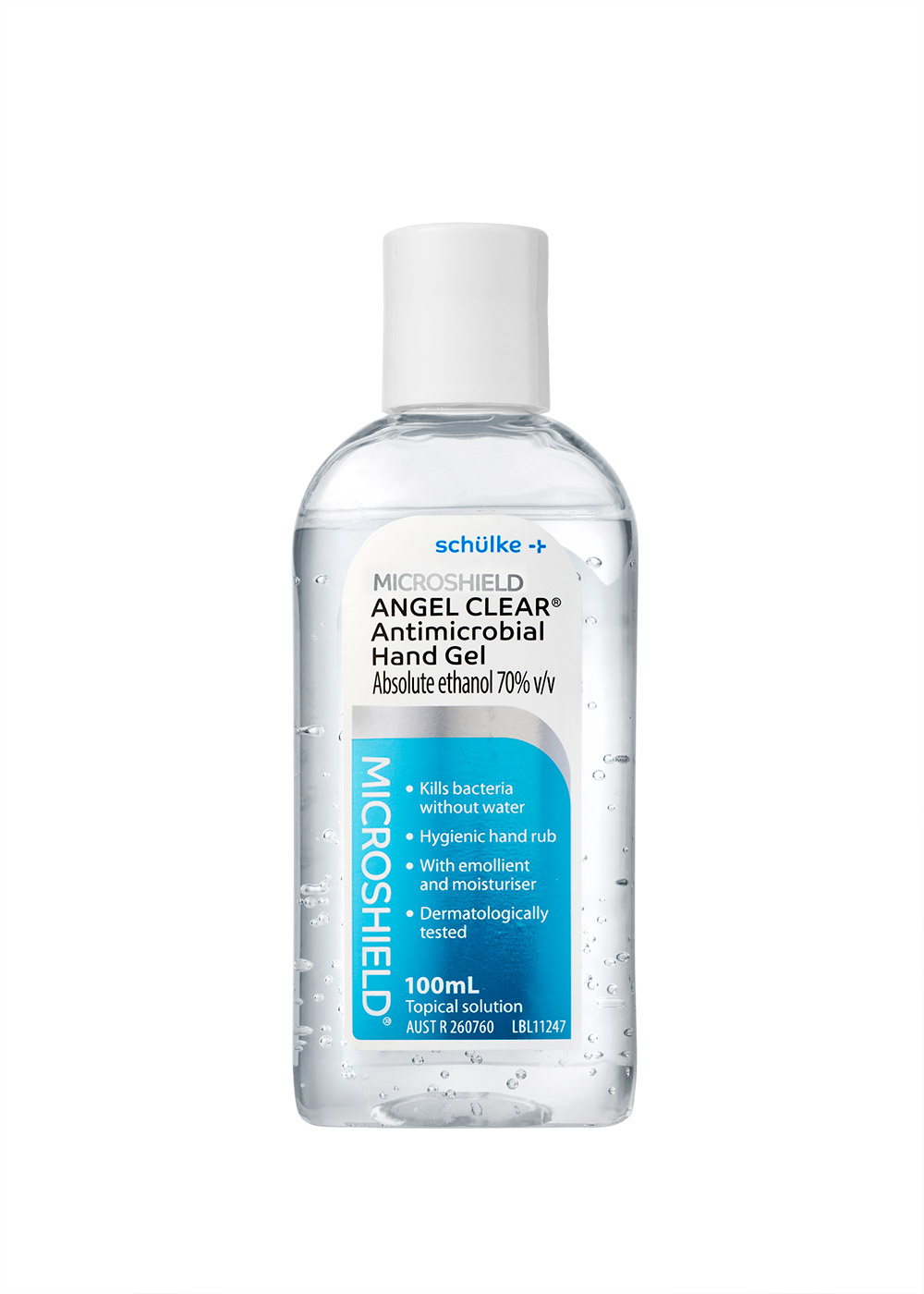 Microshield Angel Clear Antimicrobial Hand Gel 100ml - SSS Australia ...