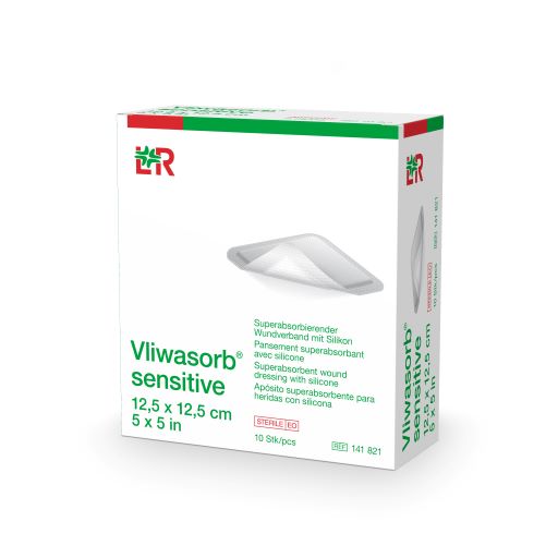 Vliwasorb Sensitive Superabsorbent Dressing 12.5 x 12.5cm - SSS ...