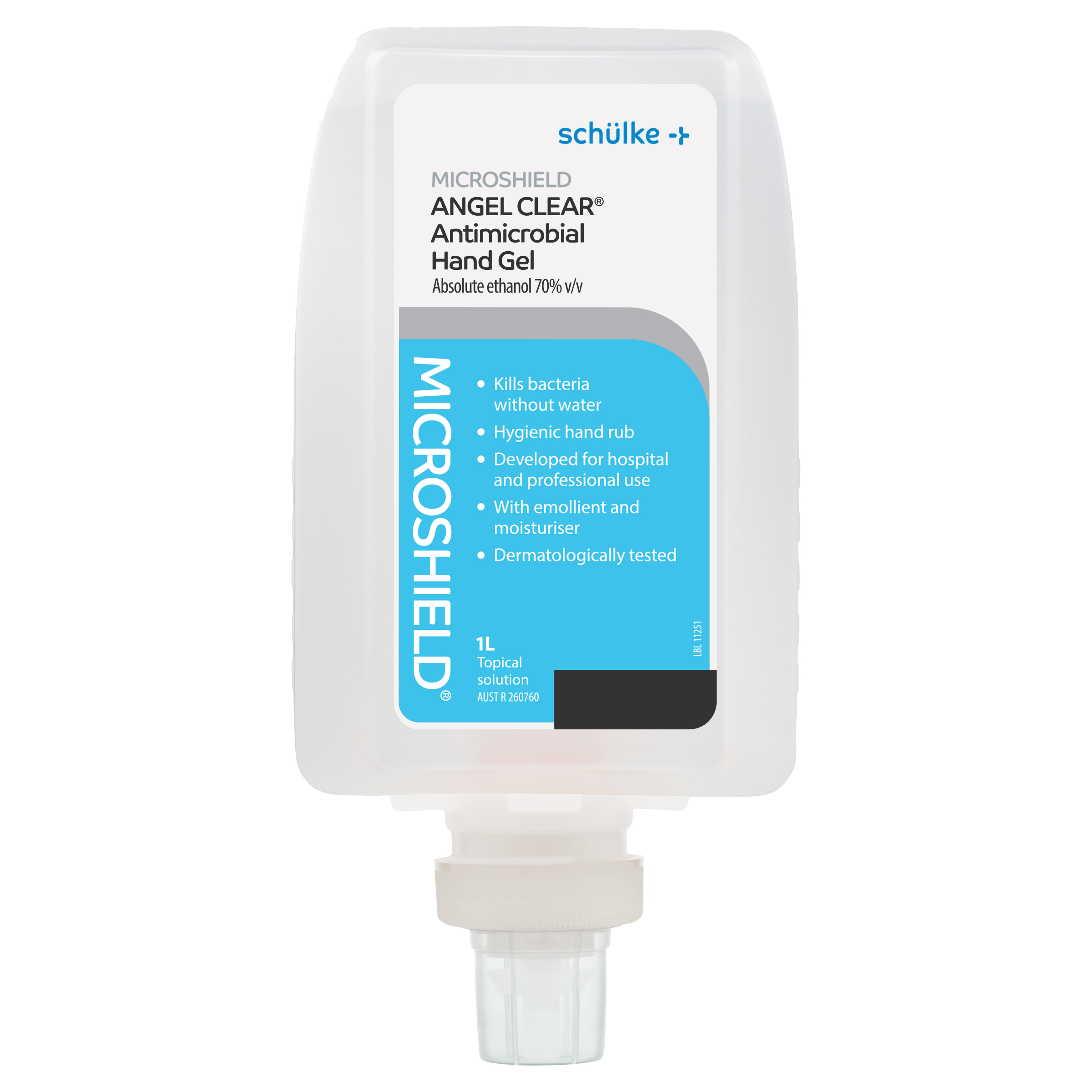 Microshield Angel Clear Antimicrobial Hand Gel 1lt - SSS Australia ...