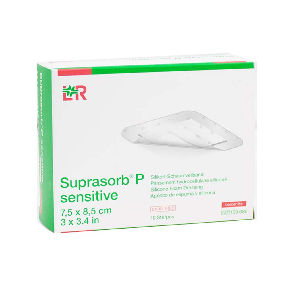 Suprasorb P Sensitive Foam Border LITE 7.5cm x 8.5cm - SSS Australia ...