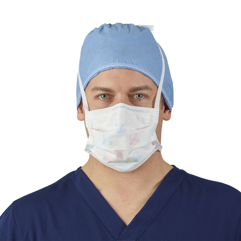 Fluidshield Level 3 Surgical Mask Teddybear Print B50 | Facial ...