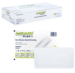 1524550 - AsGUARD® Flex Non Woven Island Dressing 15cm x 10cm BOX20 ...