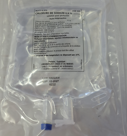 1529234 - Sodium Chloride 0.9% 250ml I.V. Bag Lavoisier - SSS Australia Medical Supplies ...