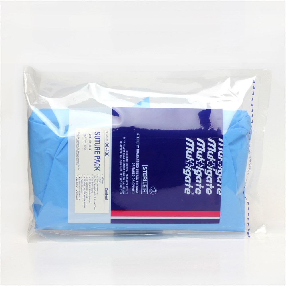 Multigate Suture Pack 5 S/Steel Instruments Sterile 06-400 - SSS ...