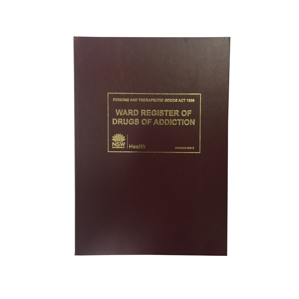 Controlled Drug Register Book NSW Only - SSS Australia | SSS Australia ...