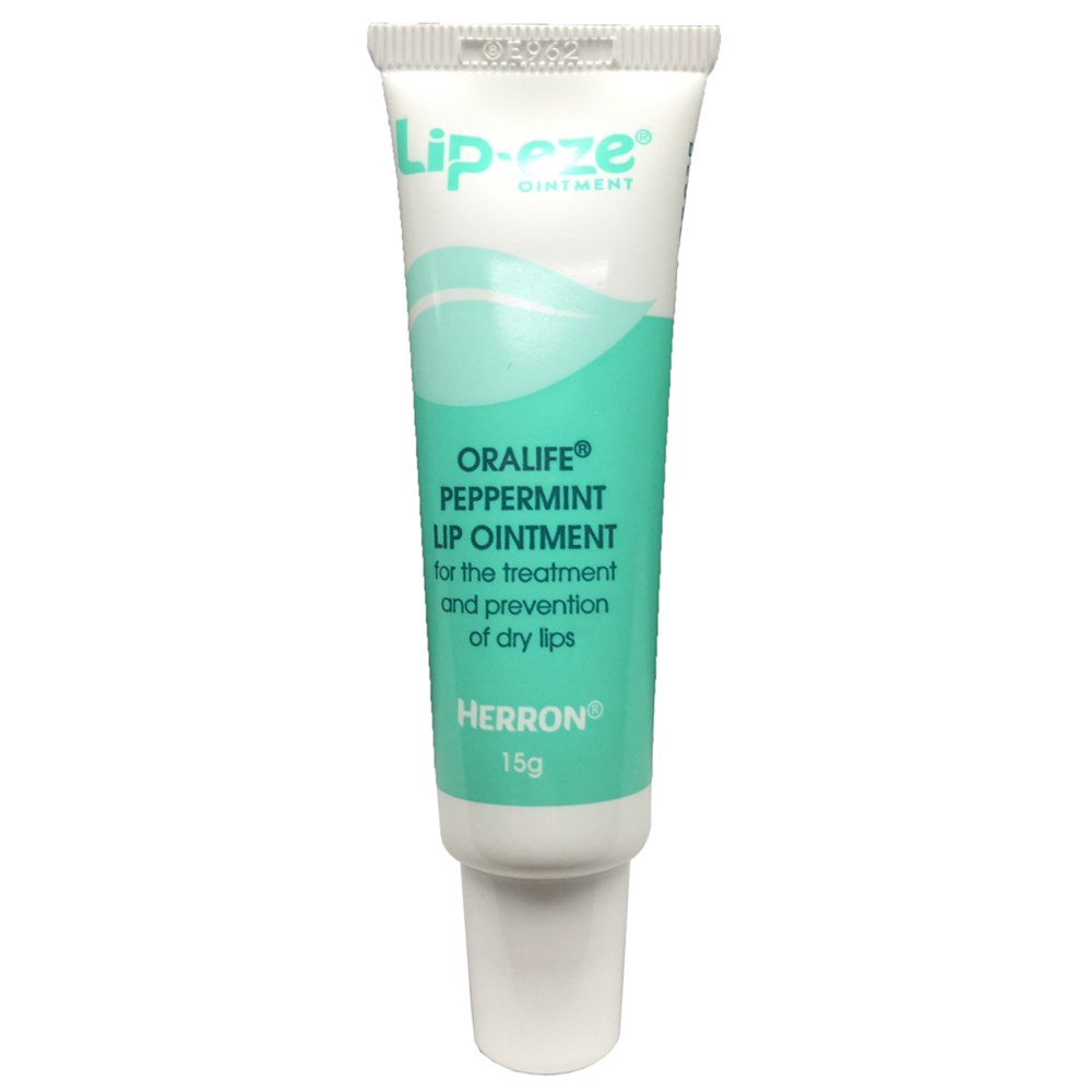 Lip-Eze Peppermint Lip Ointment Oralife 15g Tube Herron - SSS Australia ...