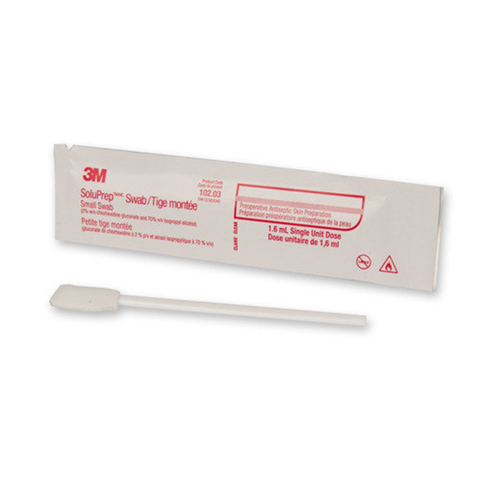 Soluprep Small Swab Untinted 2% CHG 70% IPA 102.03 - SSS Australia ...