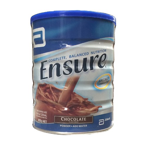 Ensure Powder Chocolate 850g S168.185 - SSS Australia - SSS Australia ...