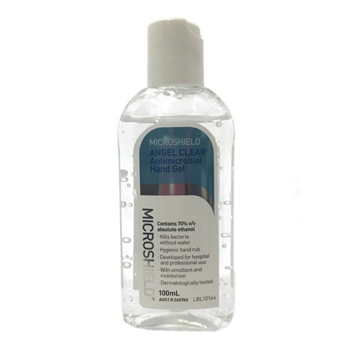 Microshield Angel Clear Antimicrobial Hand Gel 100ml - SSS Australia ...
